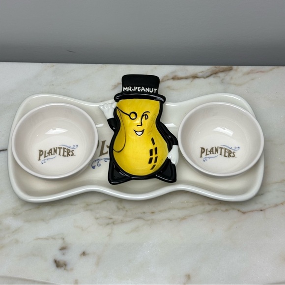 Mr. Peanut | Dining | Complete Vintageplanter Peanuts Mr Peanut Serving ...